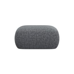 FLEXLUX Pouf &raquo;Torino, rund, bodennah, Sitzhocker, Polsterhocker&laquo; Modernes, organisches Hocker-Design, Kaltschaum, Wellenunterfederung grau B/H/T: 91cm