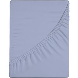 bellana Spannbettlaken &raquo;bellana premiumstretch&laquo; super elastisch blau Jersey-Elasthan, Obermaterial: 95% Baumwolle, 5% Elasthan 1 Stk., Jersey-Elasthan