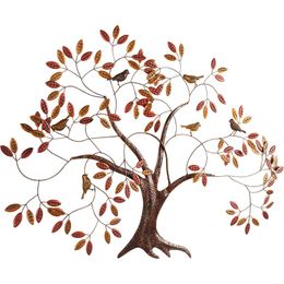 OTTO home Wanddekoobjekt &raquo;Baum&laquo; Wanddeko, Wanddekoration, aus Metall, Wohnzimmer braun Metall B/H/T: 121cm x 87cm x 9cm