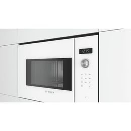 Bosch Einbau-Mikrowelle &raquo;BFL524MW0&laquo; Mikrowelle 1270 W Perfektes Gelingen durch 7 voreingestellte Automatikprogramme wei&szlig; Einheitsgr&ouml;&szlig;e Einbau-