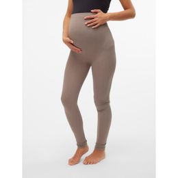 MAMALICIOUS Damen Umstandsleggings &raquo;MLTIA JEANNE LEGGING NOOS A.&laquo; Materialmix, regular fit gr&uuml;n L (XL), N-Gr