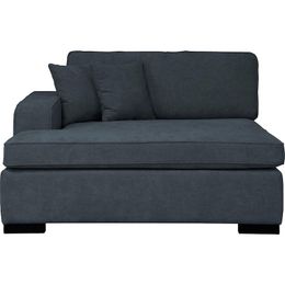 Home Affaire Sofaelement &raquo;Skara XXL&laquo; Modul XXL - zum eigenen Zusammenstellen, Armlehne links/rechts w&auml;hlbar blau 100% Polyester Struktur weich, links