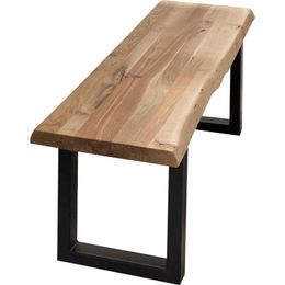 Home Affaire Bank &raquo;Tristan&laquo; aus Massivholz Eiche beige B/H/T: 200cm x 45cm x 38cm