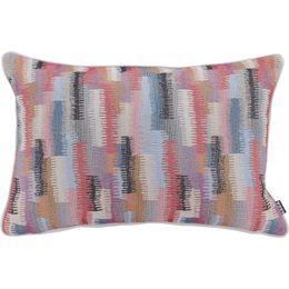 HOCK Dekokissen &raquo;Howy&laquo; mit wei&szlig;em Keder, Kissenh&uuml;lle mit F&uuml;llung, 1 St&uuml;ck bunt Baumwolle, Polyester B/L: 40cm x 60cm, 1 Stk.