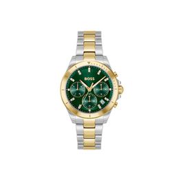 BOSS Damen BOSS Multifunktionsuhr &raquo;ALLEY&laquo; Quarzuhr, Armbanduhr, Damenuhr, Edelstahlarmband, analog, Tag Einheitsgr&ouml;&szlig;e