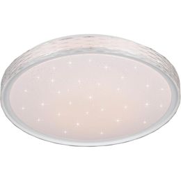 REALITY LEUCHTEN LED Deckenleuchte &raquo;VARDA, LED Deckenlampe 24W 2500 Lumen, CCT 2700-6500K, Fernbedienung&laquo; LED-Board 1 Stk. Farbwechsler warmwei&szlig; - 