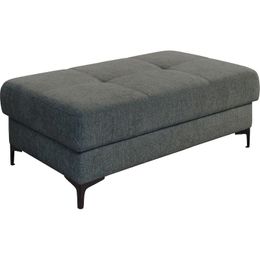 3C Carina Hockerbank &raquo;Burnaby&laquo; passend zur Serie "Burnaby", B/T/H: 126/76/47 cm grau B/H/T: 126cm x 47cm x 76cm, Struktur weich