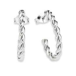 Bruno Banani Damen Paar Creolen &raquo;Schmuck Geschenk Silber 925 Ohrschmuck Ohrringe&laquo; silber 19,5mm, Silber 925 (Sterlingsilber)
