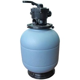 GRE Sandfilteranlage &raquo;FIS400&laquo; Sandfilter, 6.000 l/h blau Kunststoff B/H/L: 40cm x 70cm x 40cm
