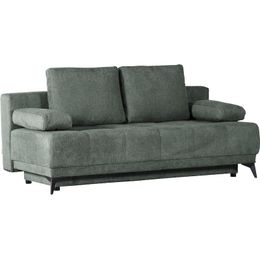 GUTMANN FACTORY Schlafsofa gr&uuml;n B/H/T: 195cm x 77cm x 100cm, Flachgewebe