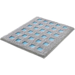 Kleine Wolke Badematte &raquo;Boxes, Badvorleger, Badezimmer Teppich&laquo; H&ouml;he 20 mm rutschhemmend beschichtet fu&szlig;bodenheizungsgeeignet Badteppich, modernes Design, Hoch/