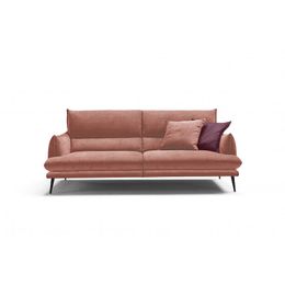 Egoitaliano 2,5-Sitzer &raquo;FUNNY, hochwertiges und aktuelles Design, bequeme R&uuml;ckenlehne&laquo; toller Sitzkomfort orange 100% Polyester B/H/T: 210cm x 90cm x 95cm, 