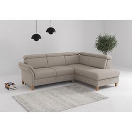 OTTO home Ecksofa &raquo;Glendale, L-Form&laquo; inkl. Kopfteilverstellung, wahlweise mit Vorziehsitz und Bettkasten 95% Polyester, 5% Polyamid B/H/T: 247cm x 