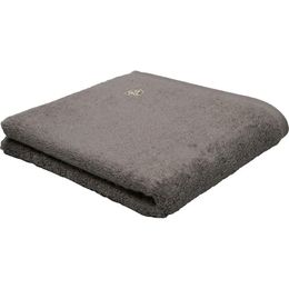 Ross Handt&uuml;cher &raquo;Vita 4004&laquo; Bestickung Ross-Emblem grau Frottier, Obermaterial: 100% Baumwolle B/L: 50cmx100cm, 2 Stk., Frottier