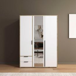 Rauch Dreht&uuml;renschrank &raquo;Kleiderschrank Schrank Garderobe W&auml;scheschrank NAGATA mit Spiegel&laquo; in 3 verschiedenen Ausstattungen BASIC/CLASSIC/PREMIUM, und