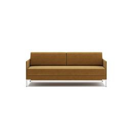 HESTB&AElig;K Schlafsofa &raquo; 415 3-Sitzer, Bettfunktion, Federkern, Breite 208cm&laquo; Umklappbar, Querschl&auml;fer, sehr komfortabel, Stauraum braun 100% Polyester B/
