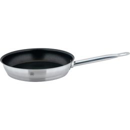 CS SOLINGEN Bratpfanne &raquo;Pro-X&laquo; Edelstahl 18/10 beschichtet, Induktion silber &Oslash; 24cm