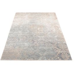 OCI DIE TEPPICHMARKE Teppich &raquo;Butterfly Admiral&laquo; rechteckig 13 mm H&ouml;he moderner Kurzflor, orientalisch, Vintage, Wohnzimmer blau Kunstfaser B : 200cm 