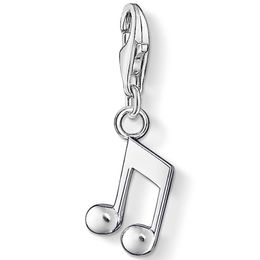 Thomas Sabo Damen Thomas Sabo Charm-Einh&auml;nger &raquo;Note&laquo; silber Einheitsgr&ouml;&szlig;e