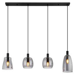 Globo LIGHTING H&auml;ngeleuchte &raquo;GARRI&laquo; E14 1 Stk. H&auml;ngelampe/Pendelleuchte/Esszimmer/Wohnzimmer/Esstisch transparent 1 Stk.