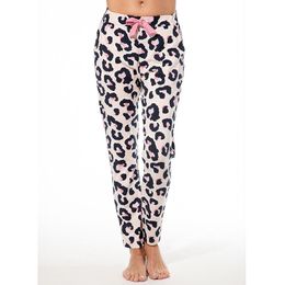Short Stories Pyjama-Hose in Rosa/ Schwarz - 46% | Gr&ouml;&szlig;e XXL | Damen-loungewear