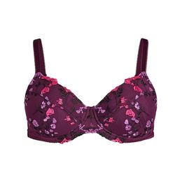 Devoted by Zizzi Bra 'Lykke' female size 100 Purple / Dark purple / Pink