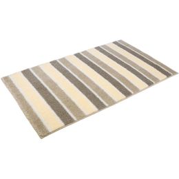 Vossen Badematte &raquo;&raquo;Fancy&laquo;&laquo; H&ouml;he 16 mm fu&szlig;bodenheizungsgeeignet braun Polyacryl rechteckig (50cm x 60cm ) WC-Vorleger rechteckig ohne Ausschnitt (50cm x 60cm)