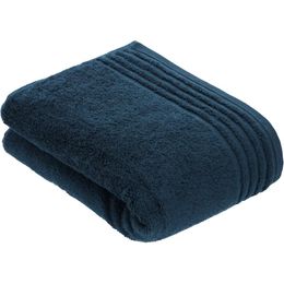 Vossen Badetuch &raquo;Vienna Style Supersoft&laquo; Supersoft Baumwolle blau Walkfrottee, Baumwolle B/L: 67cmx140cm, 1 Stk., 1 Badetuch (67x140cm), Walkfrottee