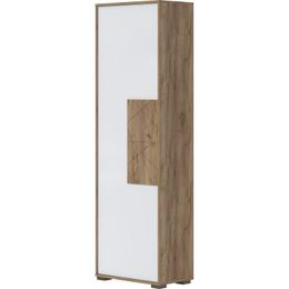 OTTO home Garderobenschrank &raquo;Stela&laquo; (H/B/T): 197/62,4/35,7cm, mit Push-to-open-Funktion wei&szlig; B/H/T: 62,4cm x 197cm x 35,7cm, T&uuml;ren: 1 Stk.