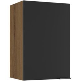 H&auml;ngeschrank &raquo;H&auml;ngeschrank EDEN Breite 40&laquo; 1 Stk. tlg. H&auml;ngeschrank EDEN Breite 40 schwarz Holzwerkstoff Eiche Helvezia Nachbildung, B/H/T: 40cm x 