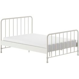 Vipack Metallbett &raquo;Bronxx, standfest gebaut, gradlinige Optik in zeitlosem Design&laquo; in 2 Gr&ouml;&szlig;en und verschiedenen Farben erh&auml;ltlich, inkl. Lattenrost, 