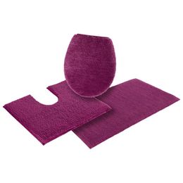 OTTO home Badematte &raquo;Vanessa, Badvorleger, Badezimmer Teppich&laquo; H&ouml;he 10 mm rutschhemmend beschichtet fu&szlig;bodenheizungsgeeignet schnell trocknend 