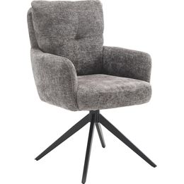 Home Affaire Esszimmerstuhl &raquo;Valldemossa&laquo; (Set) 2 Stk. grau B/H/T: 60cm x 92cm x 67cm, 2 Stk., uni, 2er Set