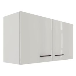 Flex-Well H&auml;ngeschrank &raquo;Lund&laquo; in zwei Breiten, mit viel Stauraum grau Holzwerkstoff Rauchgrau, B/H/T: 100cm x 54,8cm x 32cm, T&uuml;ren: 1 Stk.