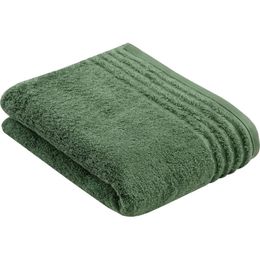 Vossen Badetuch &raquo;Vienna Style Supersoft&laquo; Supersoft Baumwolle gr&uuml;n Walkfrottee, Baumwolle B/L: 67cmx140cm, 1 Stk., 1 Badetuch (67x140cm), Walkfrottee