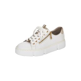 Rieker Sneaker Damen Gr&ouml;&szlig;e 39 chamois / gold / wei&szlig; Sommerschuhe