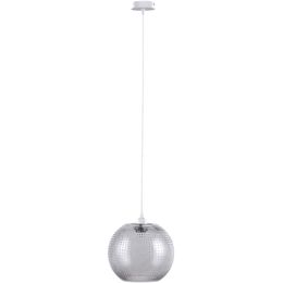 Kayoom H&auml;ngeleuchte &raquo;Saturn in Grau, ohne Leuchtmittel, LxBxH: 26 x 26 x 26 cm&laquo; E27 1 Stk. silber H: 26cm, 1 Stk.