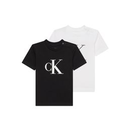 Calvin Klein Jeans T-Shirt Jungen Gr&ouml;&szlig;e 86 schwarz / wei&szlig;