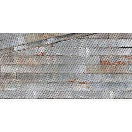 ARCHITECTS PAPER Fototapete &raquo;Metal Section Old&laquo; Vlies, Wand, Schr&auml;ge grau Vlies B/L: 5m x 2,5m