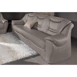 Sit & More sit&more 3-Sitzer &raquo;Benson&laquo; grau Primabelle -Microfaser;NaturLeder (in Sitz und R&uuml;cken, Korpus in passendem Kunstleder);Luxus-Microfaser;Luxus-