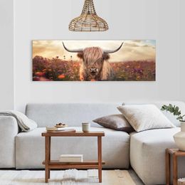 Reinders Wandbild &raquo;Spring Highlander&laquo; beige MDF B/H/T: 52cm x 156cm x 3cm