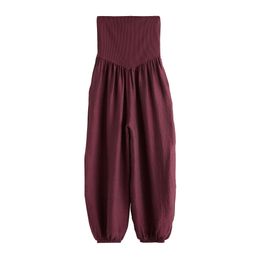 next Jumpsuit Damen Gr&ouml;&szlig;e 6XL weinrot