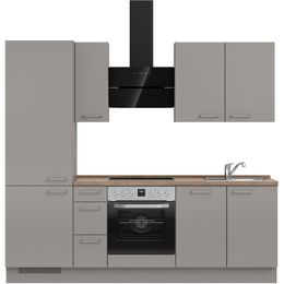 Nobilia K&uuml;chenzeile &raquo;"Laser II", NEU: individuell anpassbar mit gratis Profi-Beratung&laquo; vormontiert, 240 cm breit, optional mit verschiedenen E‐Ger&auml;te-