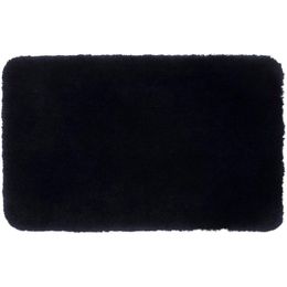 G&ouml;zze Badematte &raquo;&raquo;DELUXE&laquo;&laquo; rutschhemmend beschichtet fu&szlig;bodenheizungsgeeignet mit extra hohem Flor grau Polyester rechteckig (60cm x 100cm ), 1 Stk.