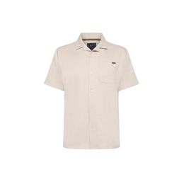 Signal Button Up Shirt 'Willy' male size 4XL Beige / White