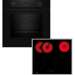 Neff Backofen-Set &raquo;B1CCC0AK3&laquo; mit Teleskopauszug nachr&uuml;stbar CircoTherm auf 3 Ebenen & Br&auml;terzone f&uuml;r gro&szlig;es Bratgeschirr schwarz Einheitsgr&ouml;&szlig;e 