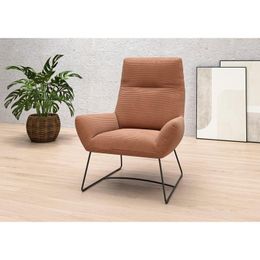 Home Affaire Sessel &raquo;Basic Relaxsessel, Design und Komfort, bequem, Breite 82cm&laquo; Extra hohe R&uuml;ckenlehne braun 88% Polyester, 12% Polyacryl Cord, 