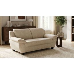 OTTO home 2-Sitzer &raquo;Sillkeborg 161 cm, formsch&ouml;nes Sofa mit dunklen F&uuml;&szlig;en&laquo; aus haustierfreundlichem Pet Friendly Bezug 100% Polyester B/H/T: 161cm x 