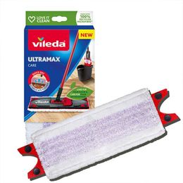 Vileda Wischbezug &raquo; ULTRAMAX Care Ersatzbezug&laquo; (Mikrofaser 14 cm 1 Stk. tlg. aus 100% recycelten Mikrofasern wei&szlig; gewirkt, Mikrofaser Einheitsgr&ouml;&szlig;e
