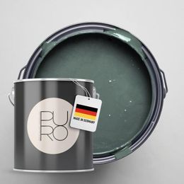 A.S. Cr&eacute;ation Wandfarbe &raquo;Premium Innenwandfarbe PURO Tuchmatt soft green&laquo; ideal f&uuml;r Wohnzimmer, Schlafzimmer, Flur und K&uuml;che, Farbwelt Gr&uuml;n gr&uuml;n 2,5 l 2,5ml